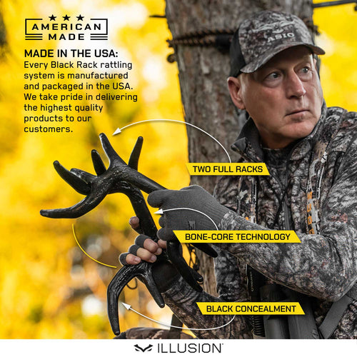 Black Rack Rattling System – Illusion Outdoor Systems